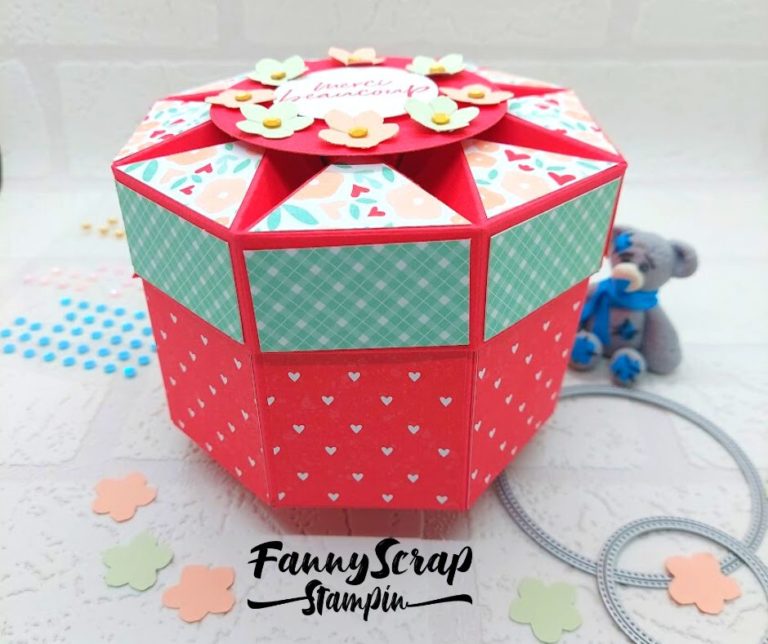 Boite octogonale – Fannyscrapstampin