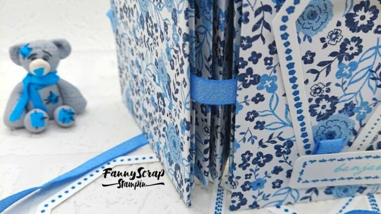 Mini album à reliure – Fannyscrapstampin