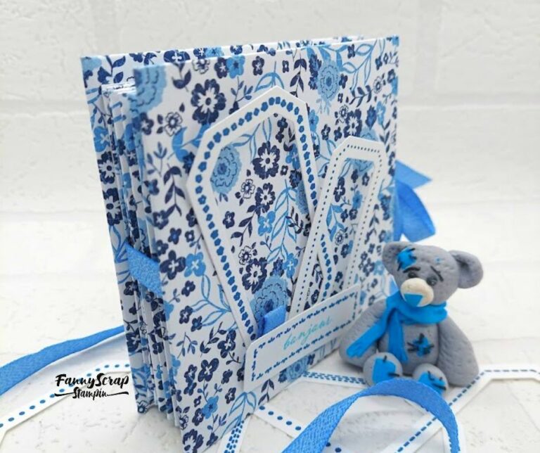Mini album à reliure – Fannyscrapstampin
